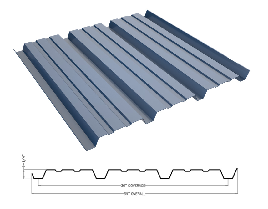Exposed Fastener Metal Roofing System Supplier - NorthEastMetalSupplies