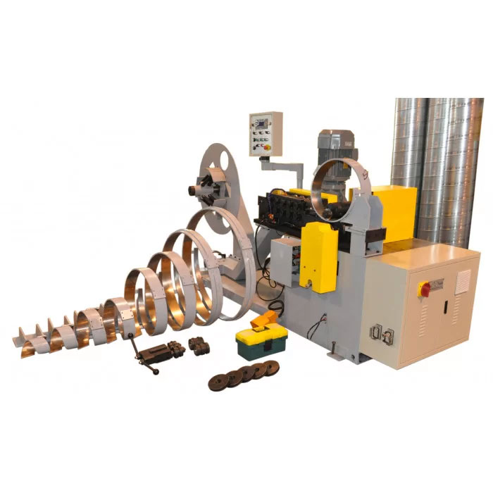 Industrial spiral tube former TF1500S - NorthEastMetalSupplies